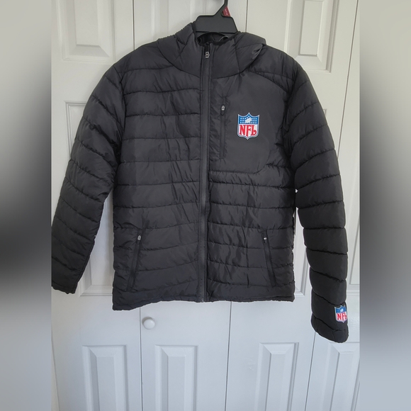 NFL | Jackets & Coats | Nfl Team Apparel Mens M Hooded Puffer Coat ...